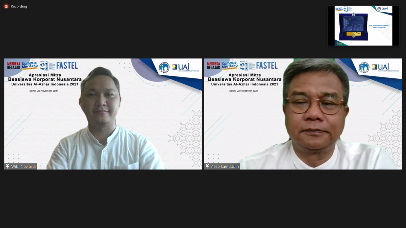 University Al-Azhar of Indonesia Appreciated Forum of Alumni Science ...